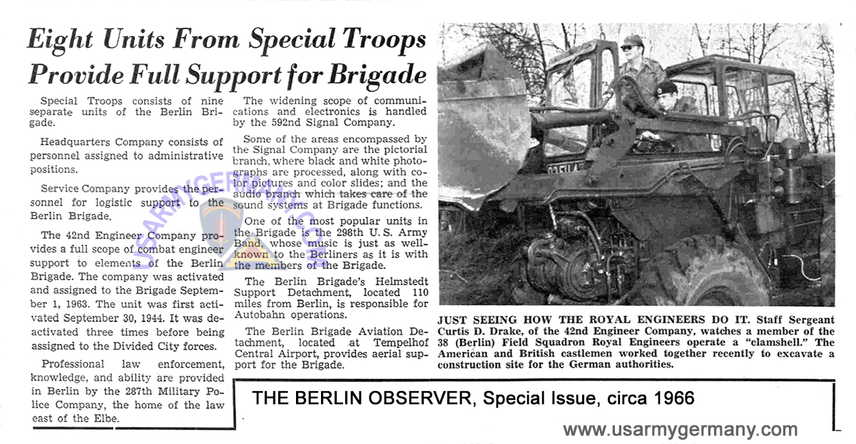 USAREUR Units - Berlin Brigade