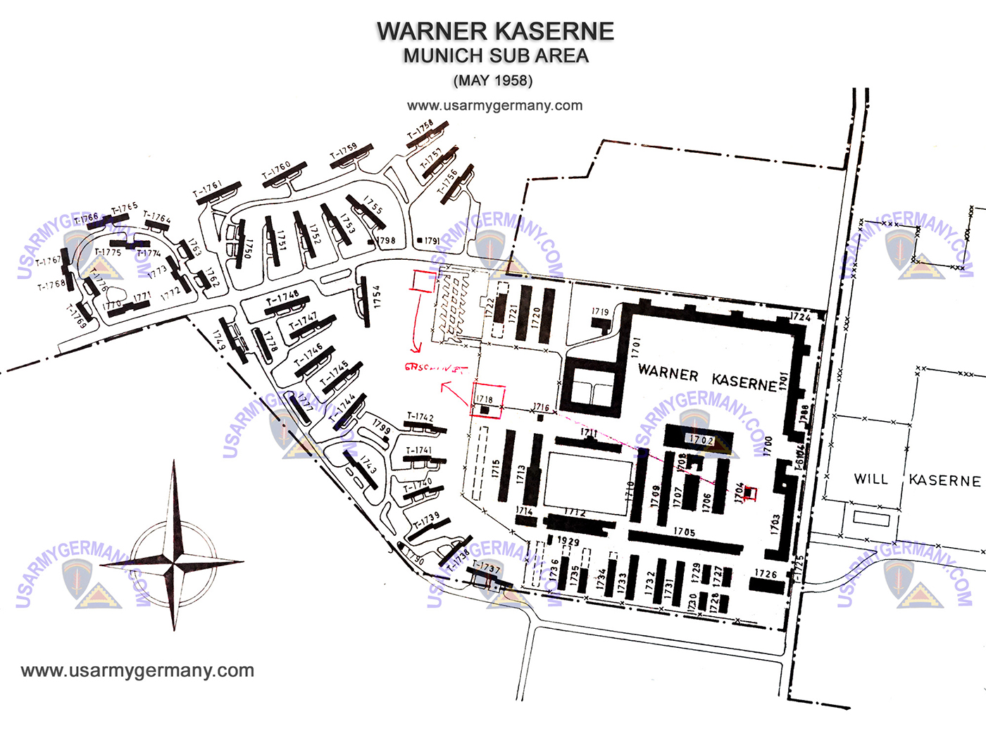 USAREUR Installation Maps - Warner Kaserne