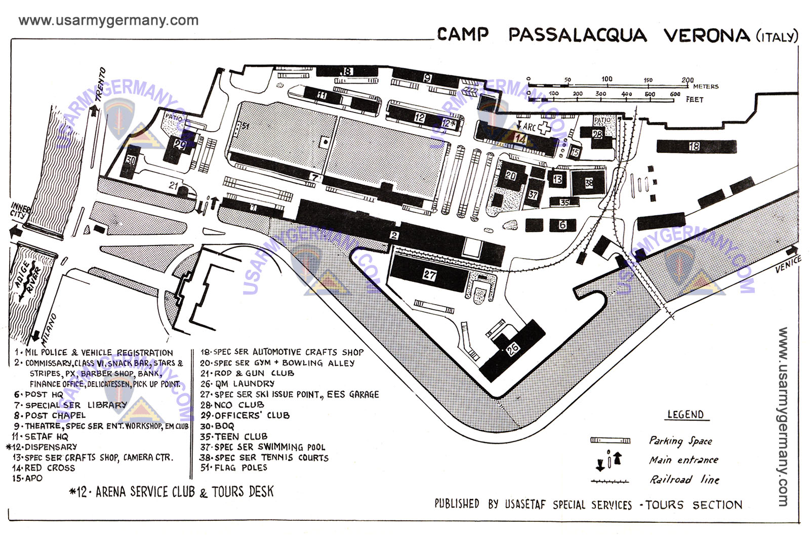 USAREUR Installation Maps - Camp Passalacqua