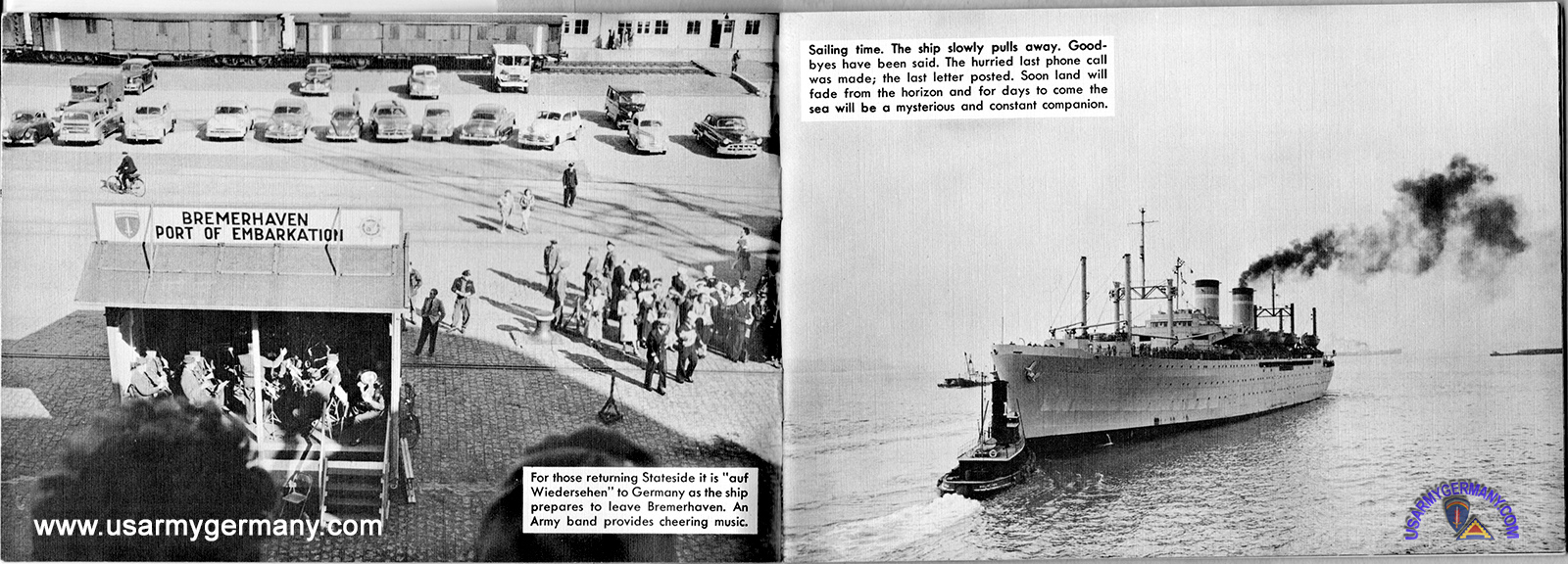 USAREUR Charts - USNS Buckner Troopship