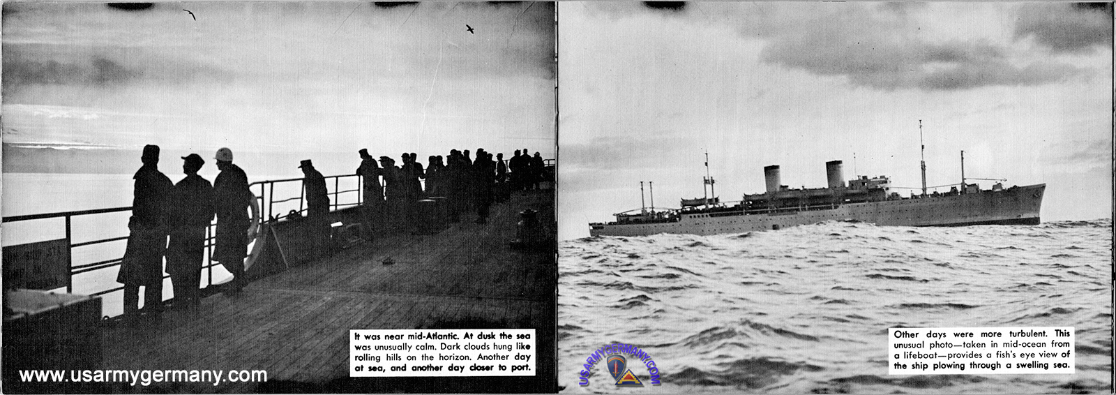 USAREUR Charts - USNS Buckner Troopship